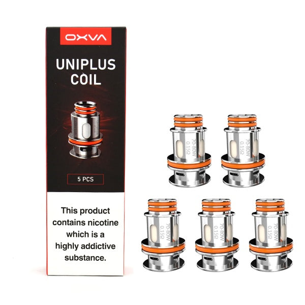 OXVA Uniplus Coils 5 Pack 0.15 OHM – Only the Vape
